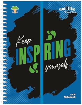 amblitz Mega Spiral Notebook | 18 X 24 CM | B5 Size | School/College ...