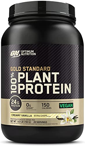 Optimum Nutrition Gold Standard 100% Plant Based Protein Powder, Gluten ...