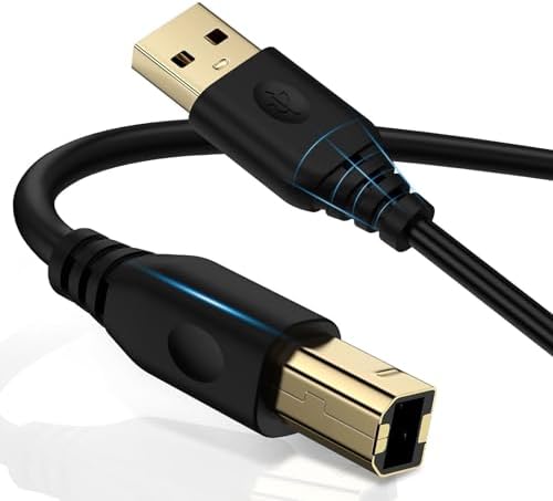 Amazon.com: Storel Workforce Printer Cord Printer Cable to Computer 10 ...
