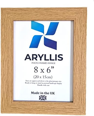 Wall Space 8x6 Oak Frame | Light Oak 8x6 Photo Frames | SOLID OAK ...
