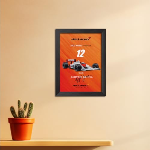 TenorArts Ayrton Senna Poster Frame McLaren MP4 F1 Racing Car 1988 ...