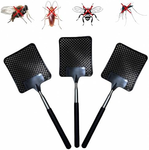 Amazon.com: Telescopic Fly Swatters, Jakeloo 3 Pack Fly Swatter for ...