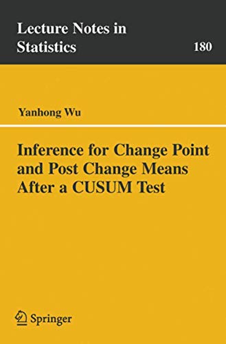 Inference for Change Point and Post Change Means After a CUSUM Test ...