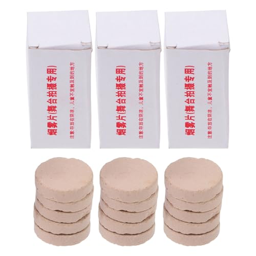 15 Pcs Fog Round Cake Props Smoke Cake Props Smoke Effect Display Smoke ...