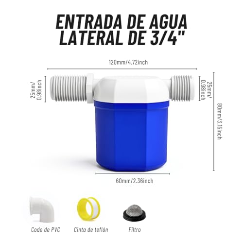 Válvula Flotador Para Cisterna - Ferreteria Y Herramientas