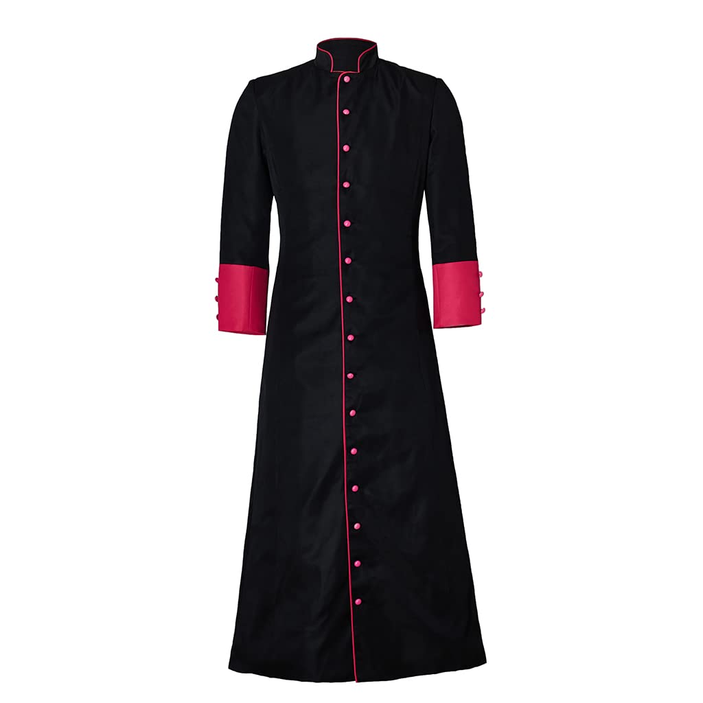 Buy SFWXCOS Men's Clergy Roman Cassock Medieval Priest Robe Pulpit ...