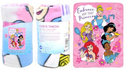 Disney Princesses Fleece Throw Blanket - Disney Embrace Your Inner ...