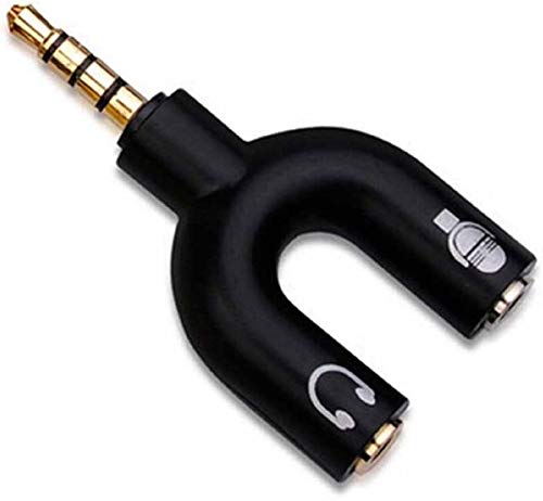 Buy Melodeum 3.5MM U Shape Headphone & Mic Audio Splitter Assorted ...
