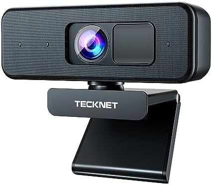 TECKNET Webcam 1080P Full HD, Doppio Microfono con Cancellazione del ...