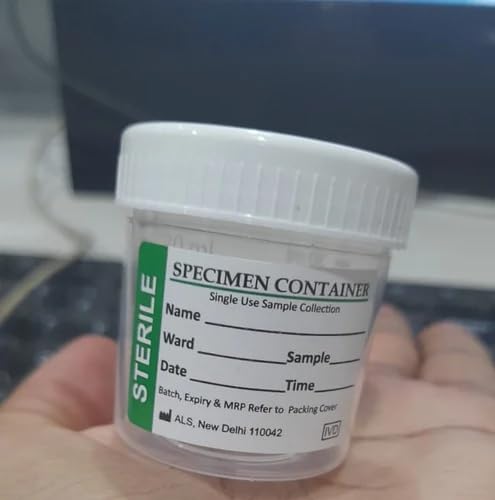 LABART Urine Sample Container 30ml, Collector Sterile with Label and ...