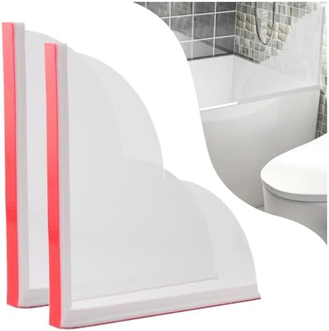 Amazon.com: 2 Pack Large Shower Splash Guard for Walk in Shower ...