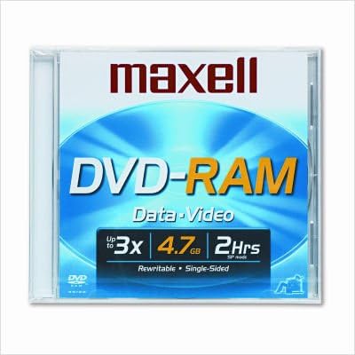 Amazon.com: Maxell 1-Pack DVD-RAM Media 4.7GB Rewrite : Electronics