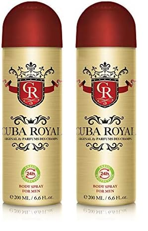 Amazon.com: Cuba Royal Men Body Spray 6.6 oz (Pack of 2) : Beauty ...