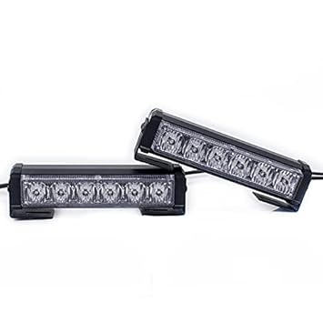 KAALAVANDI CS GLARE 12V Car Flash Light Red Blue White LED COB Car ...