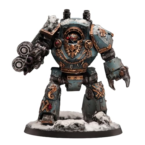 Amazon.com: Space Wolves Legion Contemptor Dreadnought painted figure ...