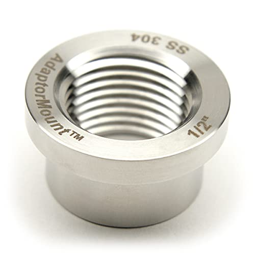 Snapklik.com : G 1/2 (BSP) Stainless Steel 304 Female Threaded Stepped ...