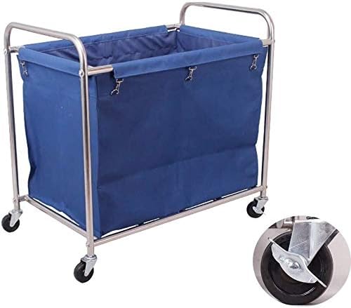 LtuSun Laundry Sorter Laundry Basket with Wheels - Portable Hotel ...