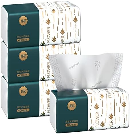 Amazon.com: Daisy Facial Tissues 4 Ply Soft Tissues No Fluorescent ...