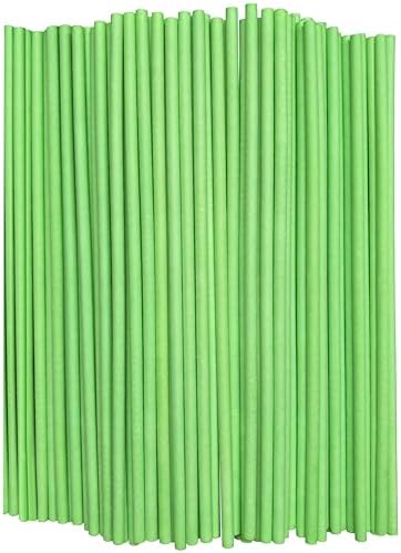 Amazon.com: Aqibera 8'' 100 PCS White Cake Pop Sticks, Food Grade Safe ...