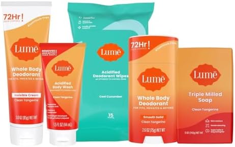 Amazon.com : Lume Skin Care Gift Set for Women, Whole Body Deodorant ...