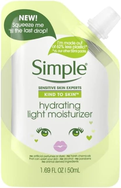 Amazon.com: Simple Skin Hydrating Moisturizer, Facial Moisturizer for ...