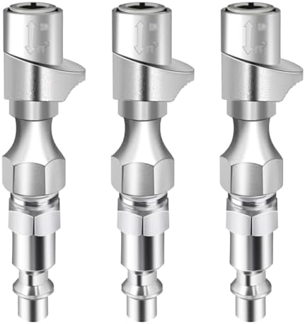 Amazon.com: WNCGC Locking Air Chuck Pack of 3, 1/4 FNPT Open Flow Lock ...