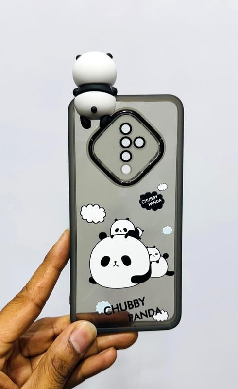 RM Cute Panda Phone Case for Vivo S1 Pro, 3D Cartoon Design with Chubby ...