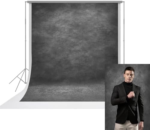 Amazon.com : UrcTepics 6x8ft Professional Dark Gray Portrait Backdrop ...