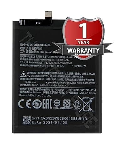 THE BATTERY STORE® Original BN35 Battery for Redmi 5 /NZ945/ MDG1 /MDI1 ...