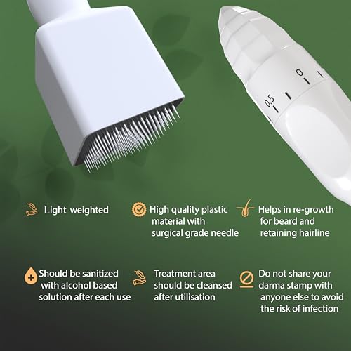 Derma Pen Stamp For men and Women | Microneedle Pen for Body & Hair ...