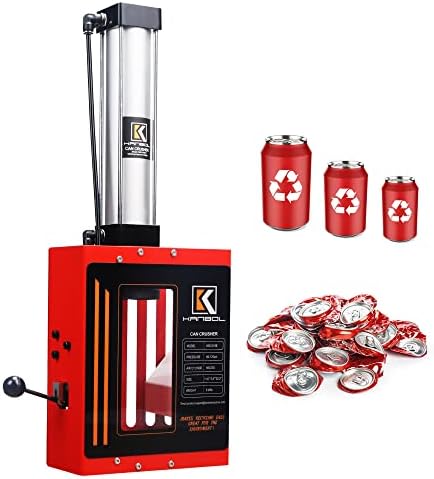 Amazon.com: 12oz/16oz Pneumatic Can Crusher, Aluminum Can Crusher for ...