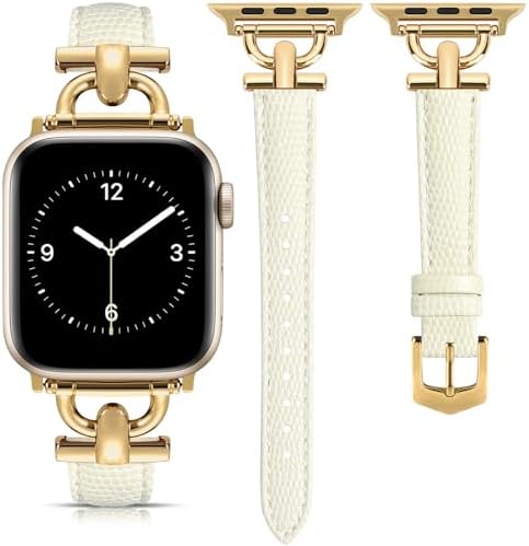 Amazon.com: Leather Band Compatible with Apple Watch Bands for Women ...