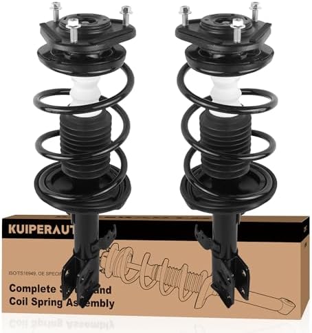 Amazon.com: KUIPERAUTO 472598 472597 Complete Front Struts Coil Spring ...