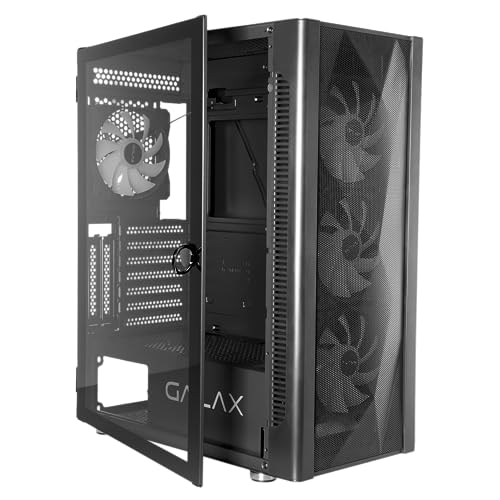 Galax (Rev-06) Revolution 06 Black with 4 RGB Fans Preinstalled, Mid ...