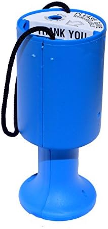 Rounded Hand Held Plastic Collection Box. Charity Box Black : Amazon.co ...