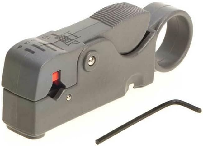 uxcell RG6 RG11 Coaxial Cable Stripper, Double Ended Coax Stripping ...