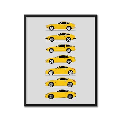 Custom Car Posters Handmade Poster compatible with Nissan Z Car ...