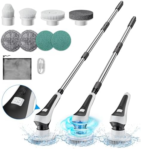 Amazon.com: Electric Spin Scrubber, Full-Body IPX7 Waterproof Cordless ...