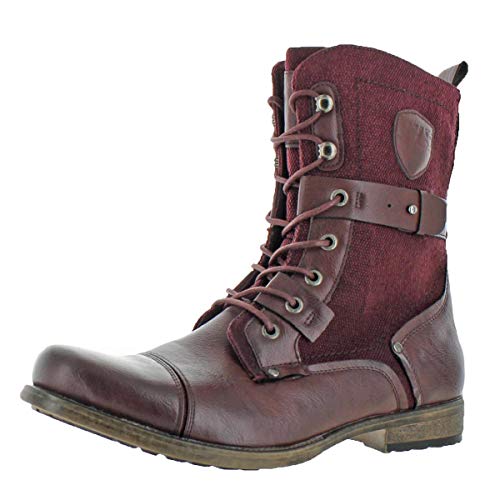 Buy JUMP J75 Men's Deploy Burgundy Military Boot 8 D US Men at Amazon.in