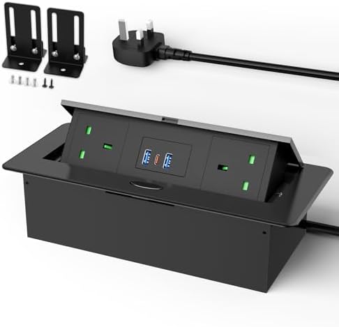 Aluminium Recessed Power Socket USB C, Ohuo Desk Power Socket Table Pop ...