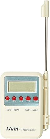 MCP Healthcare Multi Steam Thermometer With External Sensor Probe and ...