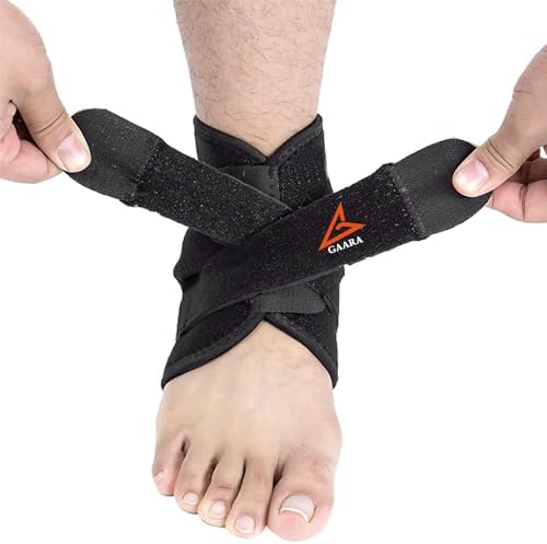 Buy GAARA INDIA Premium Ankle Support Compression Brace For Ankle Pain ...