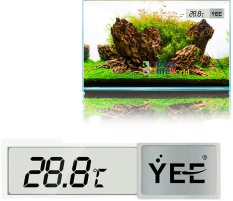 Zacro LCD Digital Aquarium Thermometer Fish Tank Water Terrarium ...