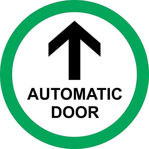 Amazon.com: StickerTalk Circular Automatic Door Vinyl Sticker, 5 inches ...