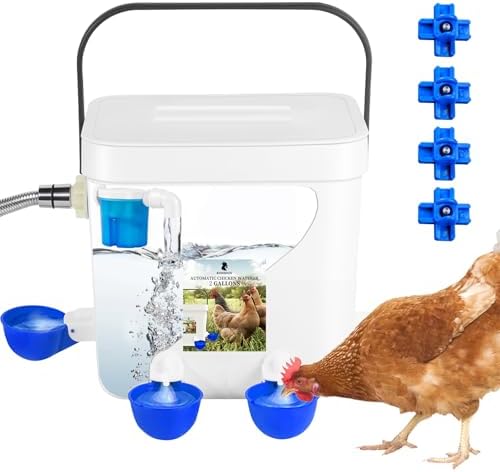 Amazon.com: KONIDUN Automatic Chicken Waterer with Filtering Function ...