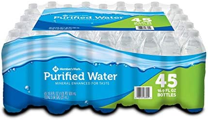 Amazon.com: Member's Mark Purified Water, 45 Count