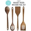 Amazon.com: Martha Stewart Bainford 4-Piece Wooden Kitchen Utensil Set ...