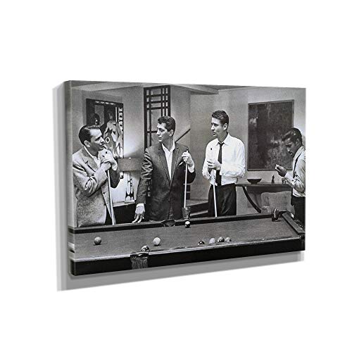Amazon.com: The Rat Pack Playing Pool Canvas Art Wall Home Decor ...