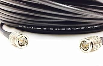 Amazon.com: Cable HD-SDI BNC a BNC RG59 Belden 1505A (75Ohm) 3GHZ con conectores Canare BCP-B4F ...