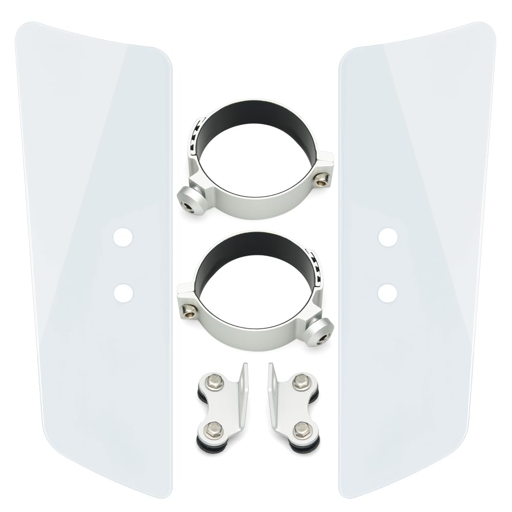 Fork Wind Shields Motorcycle Fork Wind Deflectors - Clear Shields For ...